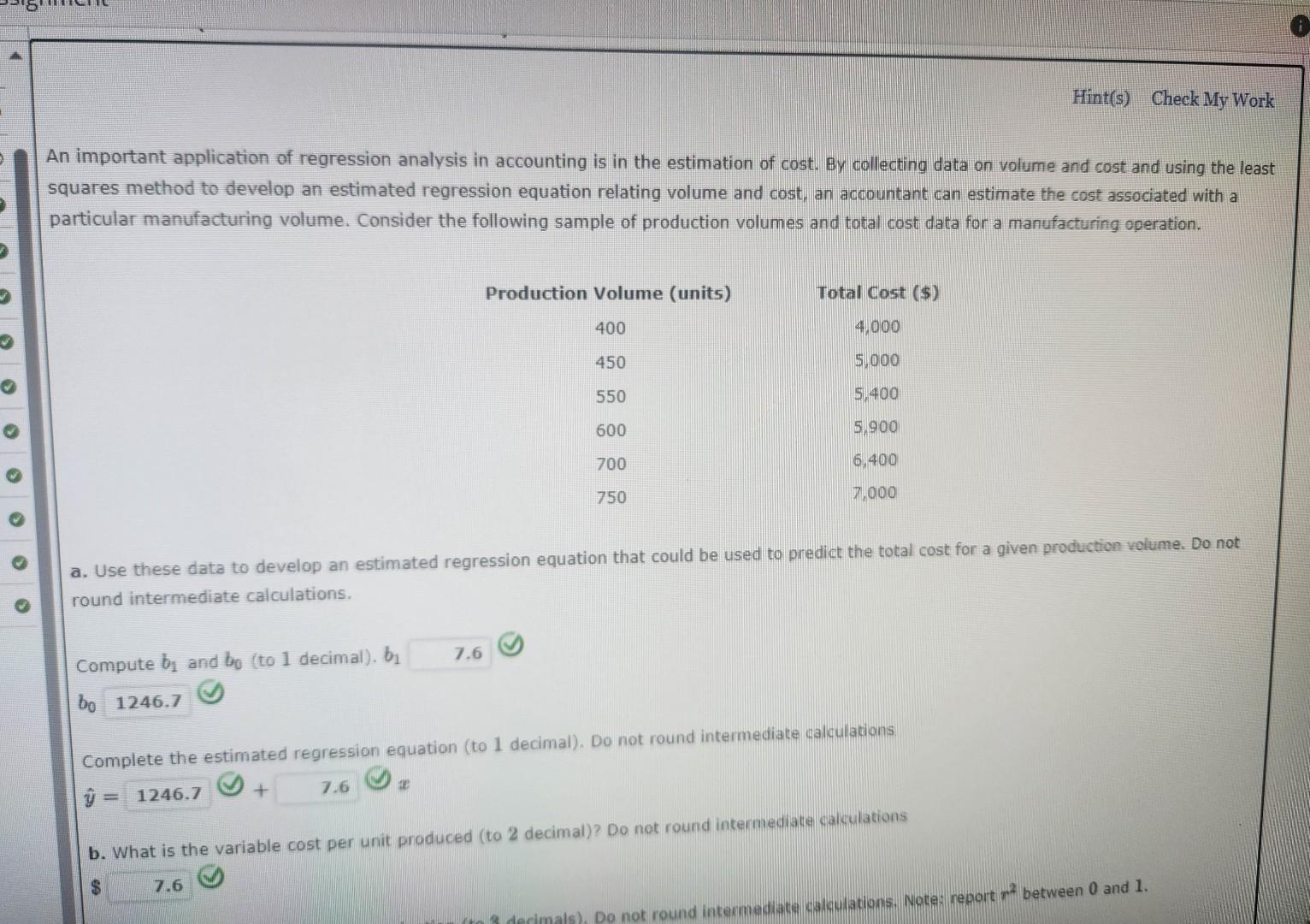Solved Hint(s) Check My Work An important application of | Chegg.com