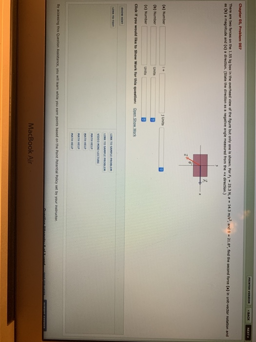 Solved PRINTER VERSION « 4 BACK NEXT Chapter 05, Problem 007 | Chegg.com