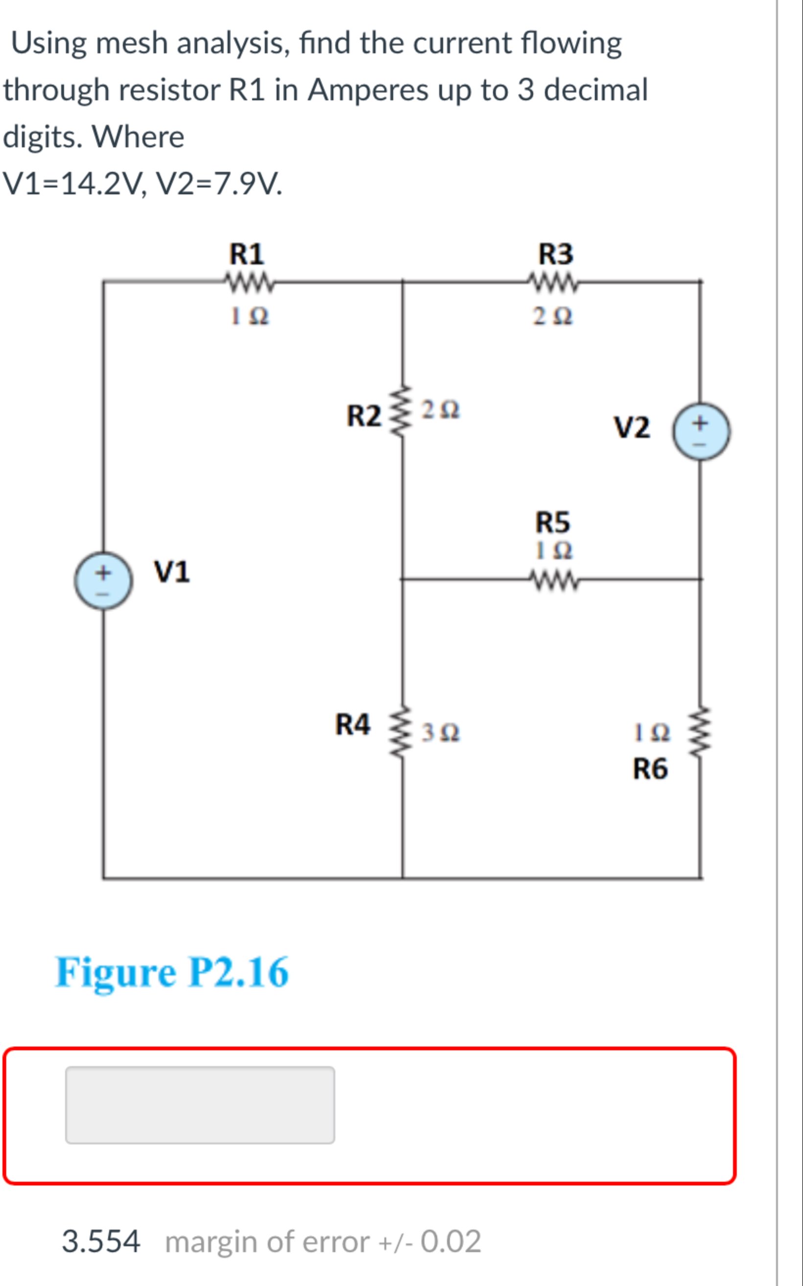 Solved Using mesh analysis, find the current flowingthrough | Chegg.com