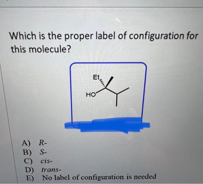 Solved Which is the proper label of configuration for this | Chegg.com