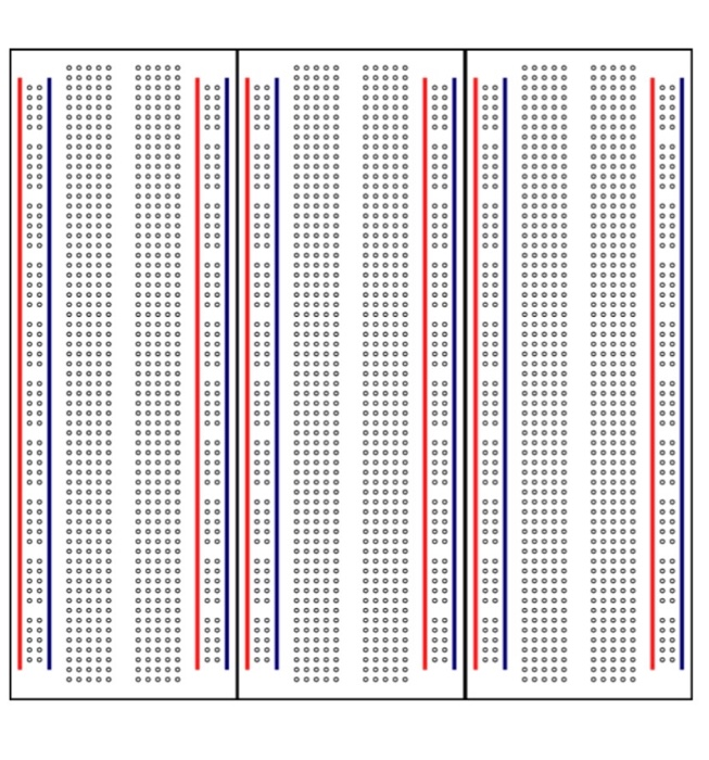Solved Draw circuit on a breadboard diagram showing how R2 | Chegg.com