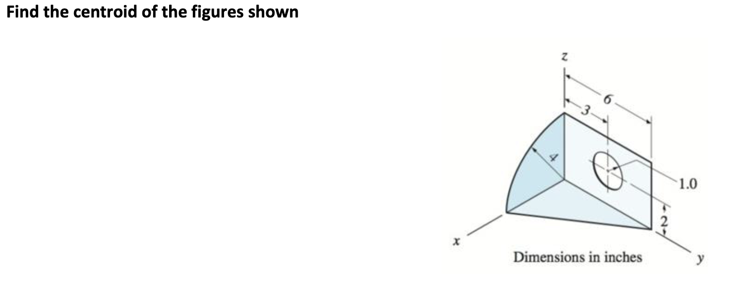 Solved Find the centroid of the figures shown | Chegg.com