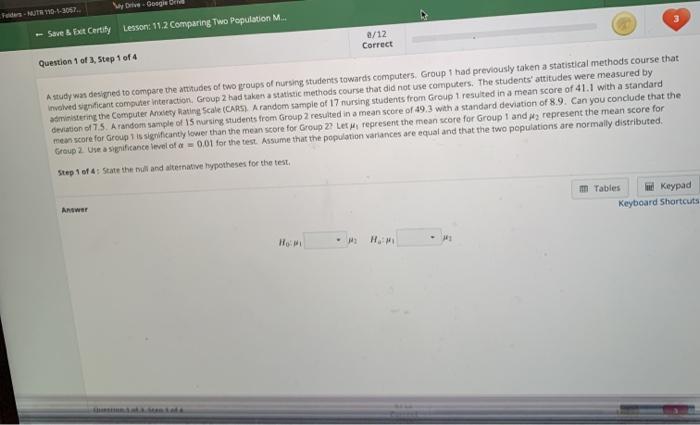Solved Wayne Googleord - Save & Exit Certify Lesson: 11.2 | Chegg.com