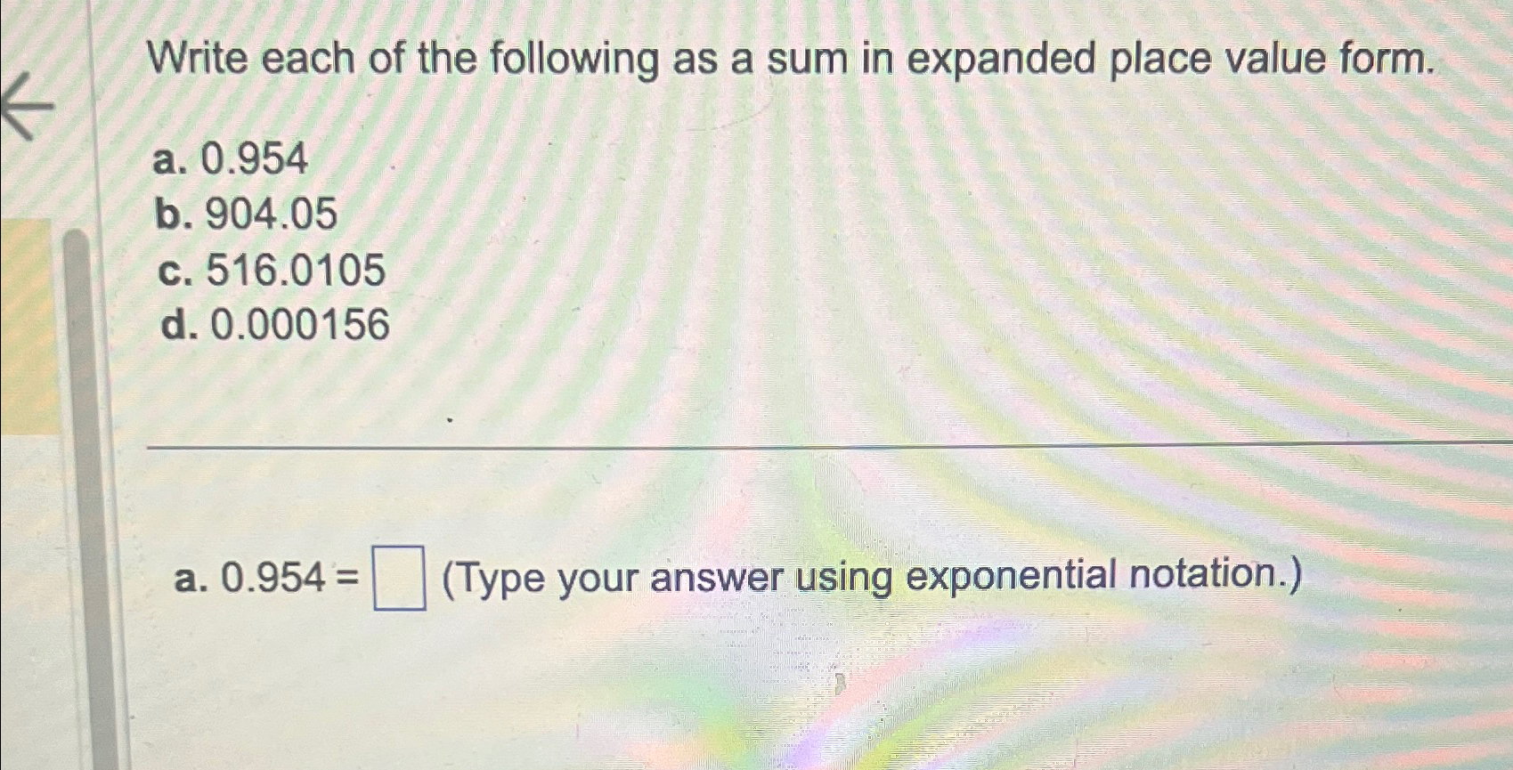 Solved Write each of the following as a sum in expanded | Chegg.com