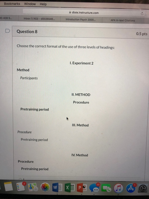 Solved Bookmarks Window Help a dixie.instructure.com 10-40B | Chegg.com
