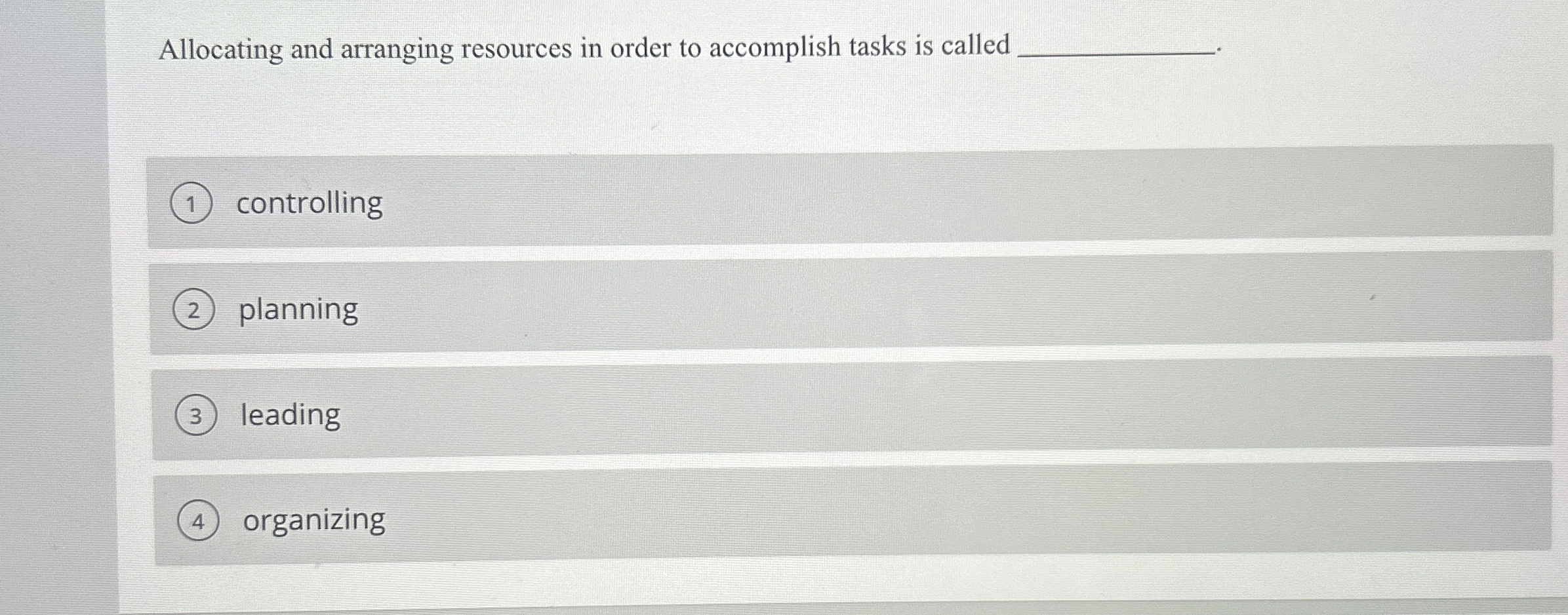 Solved Allocating and arranging resources in order to | Chegg.com
