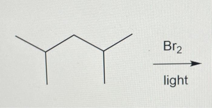 Solved Draw the monobromination product when the alkane | Chegg.com