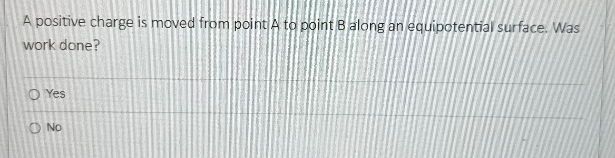 Solved A positive charge is moved from point A ﻿to point B | Chegg.com