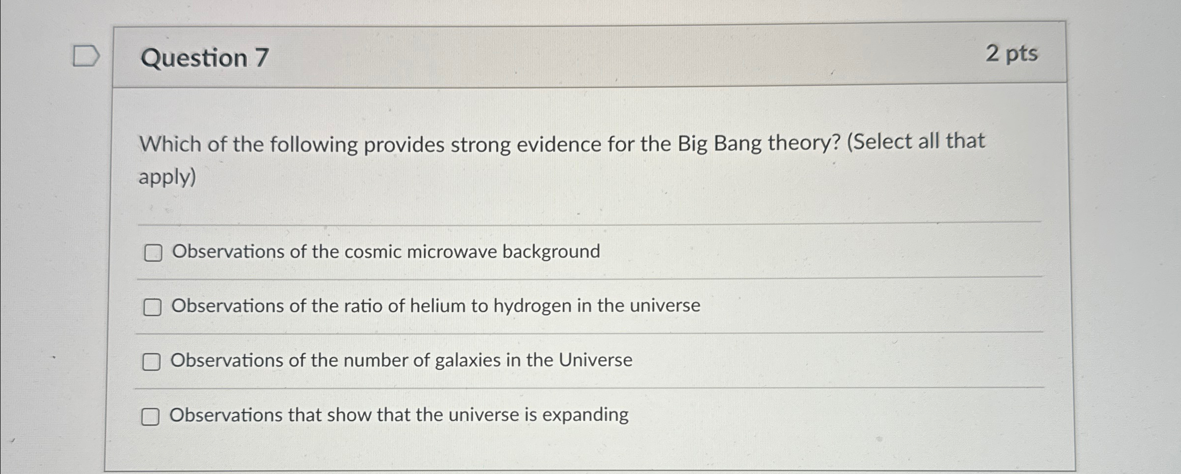 Solved Question 72ptsWhich of the following provides strong | Chegg.com