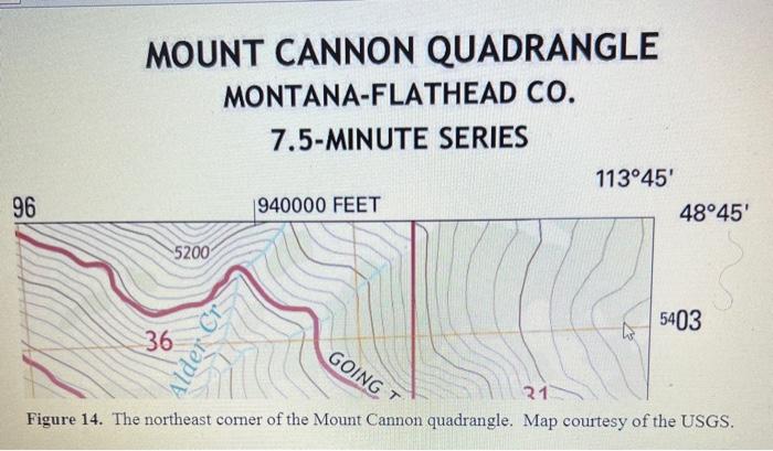 Solved Lab Exercise Part A - Topographic Map Skills Use | Chegg.com