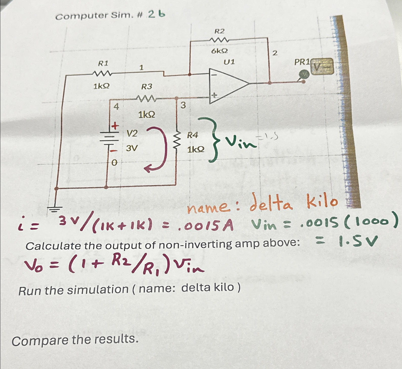 Solved computer Sim. # 2 ﻿bRun the simulation ( ﻿name: delta | Chegg.com