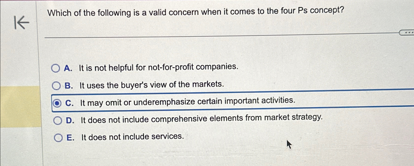 Solved Which of the following is a valid concern when it | Chegg.com