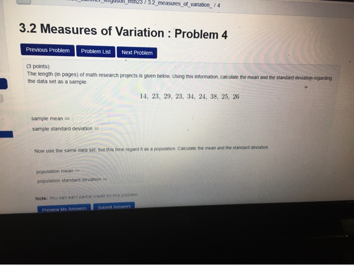 Solved 132_measures_of_variation_/4 3.2 Measures of | Chegg.com