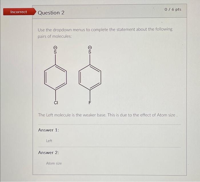 Solved Use the dropdown menus to complete the statement | Chegg.com