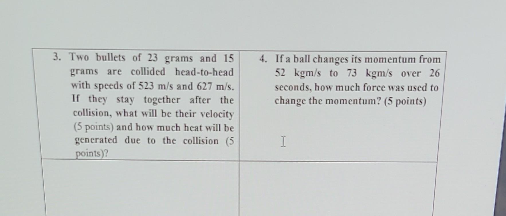 Solved Answer question 3 and question 4 using impulse and | Chegg.com