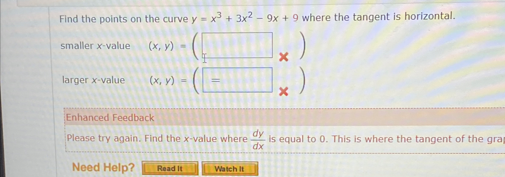 Solved Find the points on the curve y=x3+3x2-9x+9 ﻿where the | Chegg.com