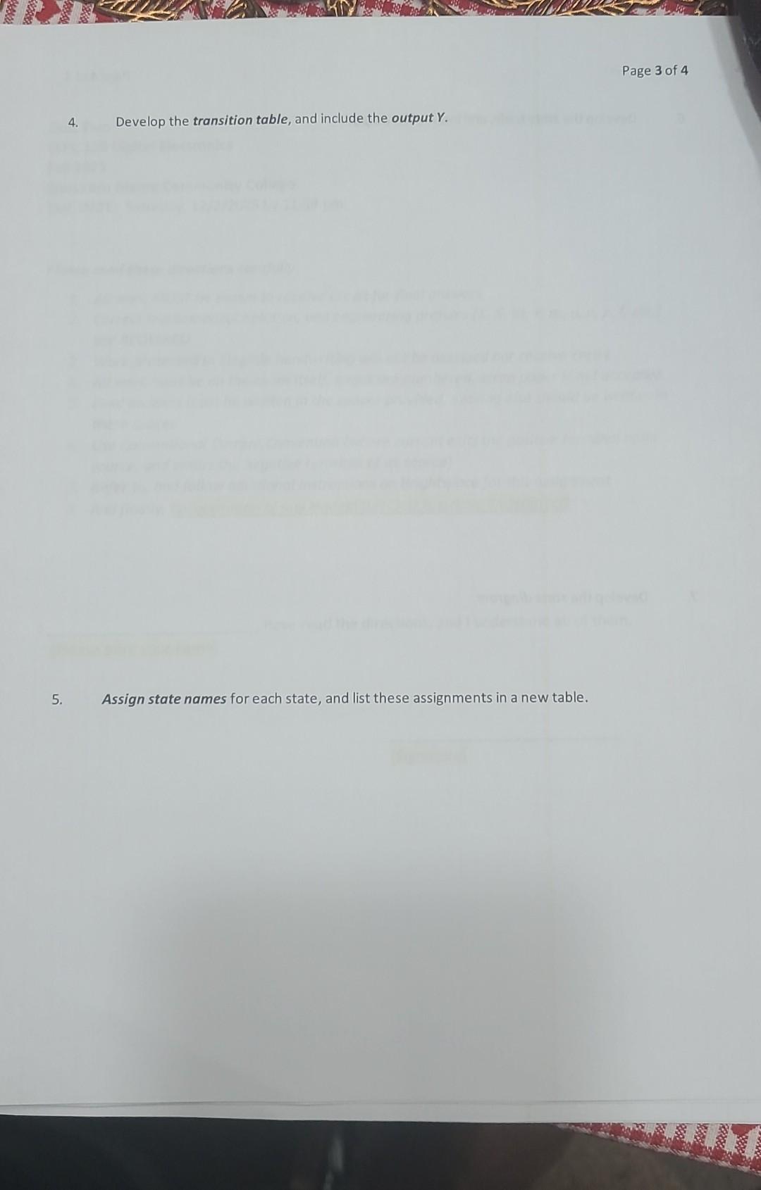 Solved Figure 1 Clocked Synchronous State Machine 1 Is