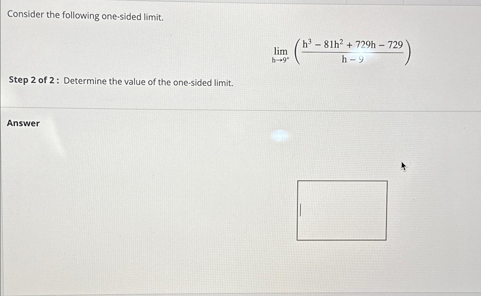 Solved Consider the following one-sided | Chegg.com
