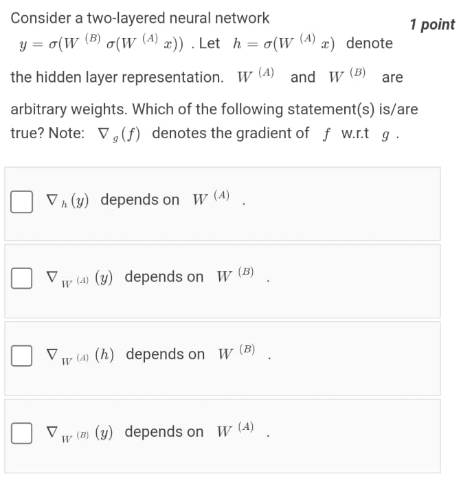 Solved Consider a two-layered neural network | Chegg.com