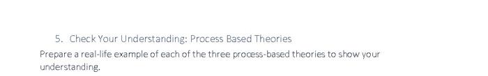 Solved 5. Check Your Understanding: Process Based Theories | Chegg.com