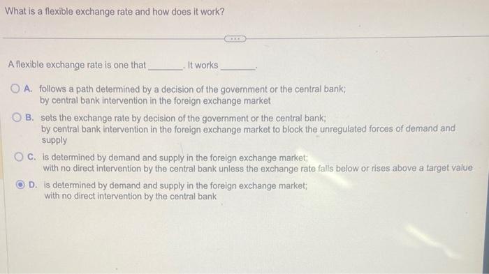 Solved What is a crawling peg and how does it work? A | Chegg.com