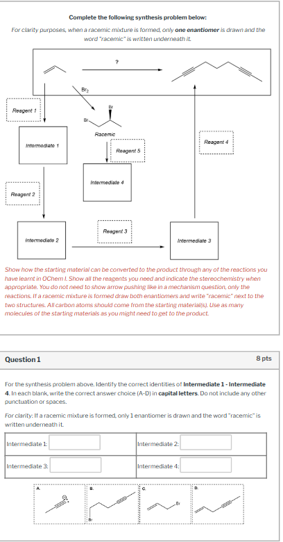 Solved Complete the following synthesis problem below: ﻿For | Chegg.com