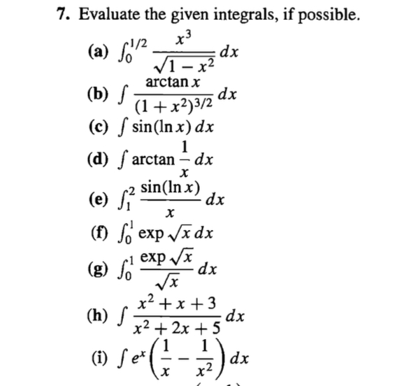 Solved Evaluate the given integrals, if | Chegg.com