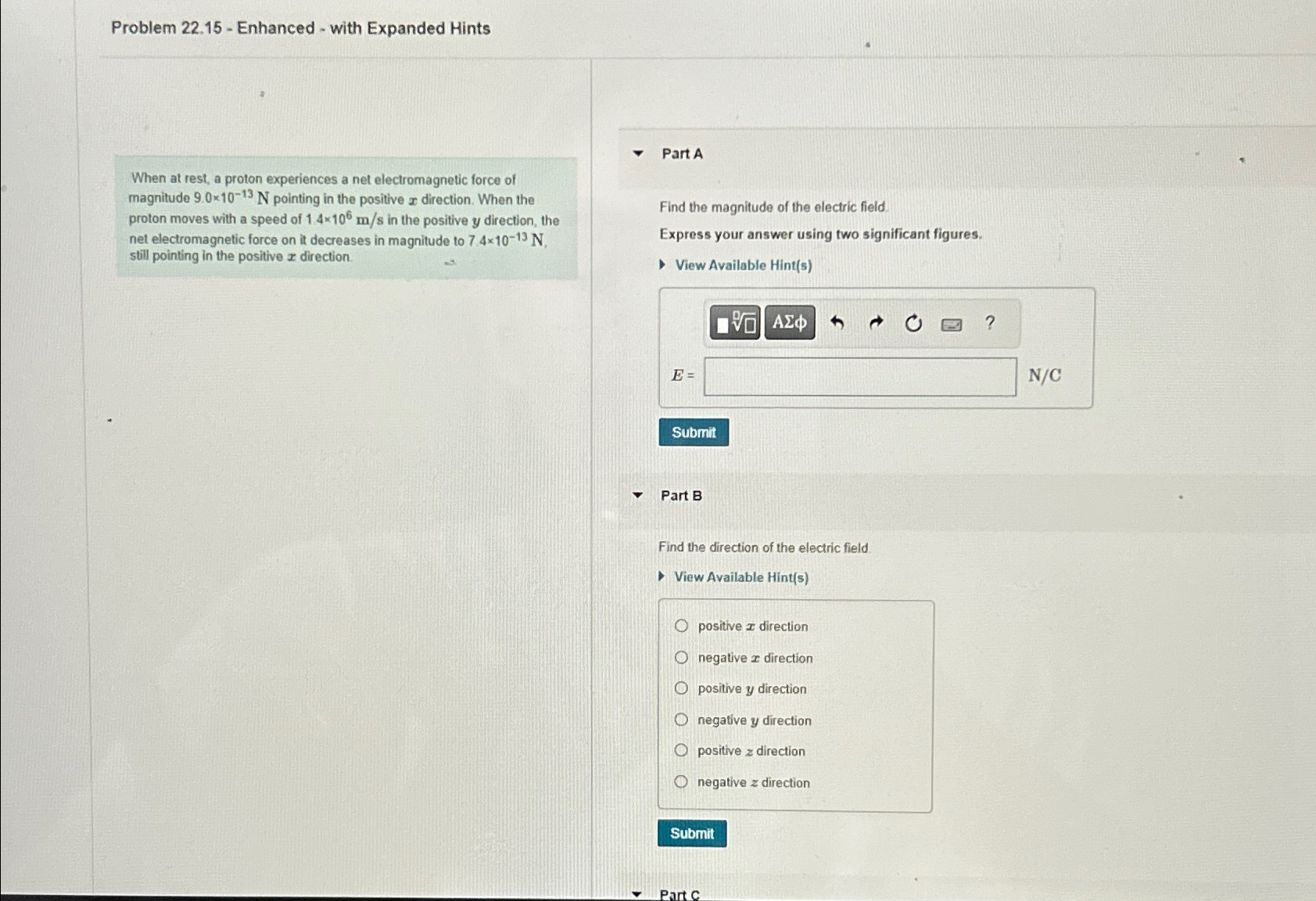 Solved Problem 22.15 - ﻿Enhanced - ﻿with Expanded HintsWhen | Chegg.com