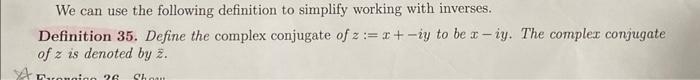Solved definitions 35 and 44 may help to solve the problems. | Chegg.com