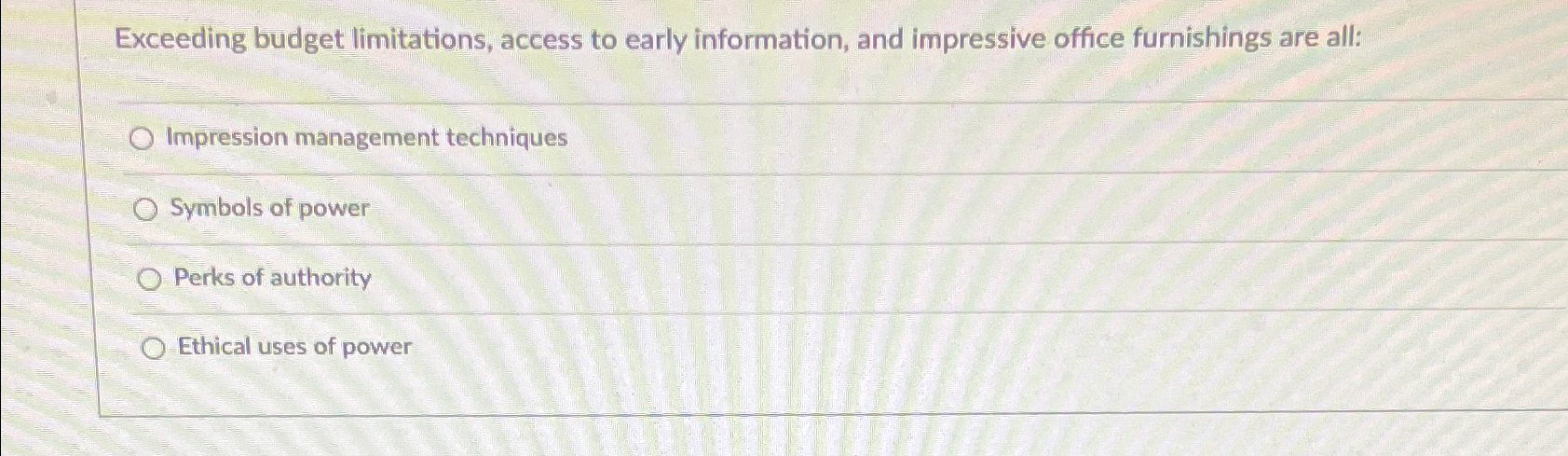 Solved Exceeding budget limitations, ﻿access to early | Chegg.com