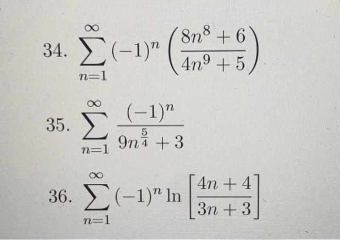 Solved Determine either absolute convergence, conditional | Chegg.com Solved Determine either absolute convergence, conditional | Chegg.com