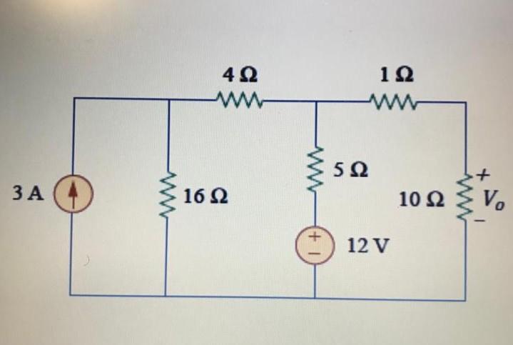 Solved Find The Current Flowing Through 10 Ohm Resistor