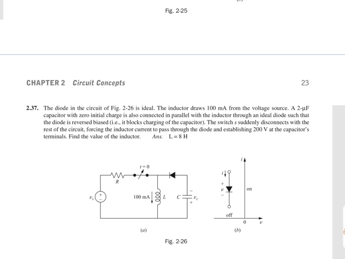 Solved Fig. 2-25 CHAPTER 2 Circuit Concepts 23 2.37. The | Chegg.com Solved Fig. 2-25 CHAPTER 2 Circuit Concepts 23 2.37. The | Chegg.com
