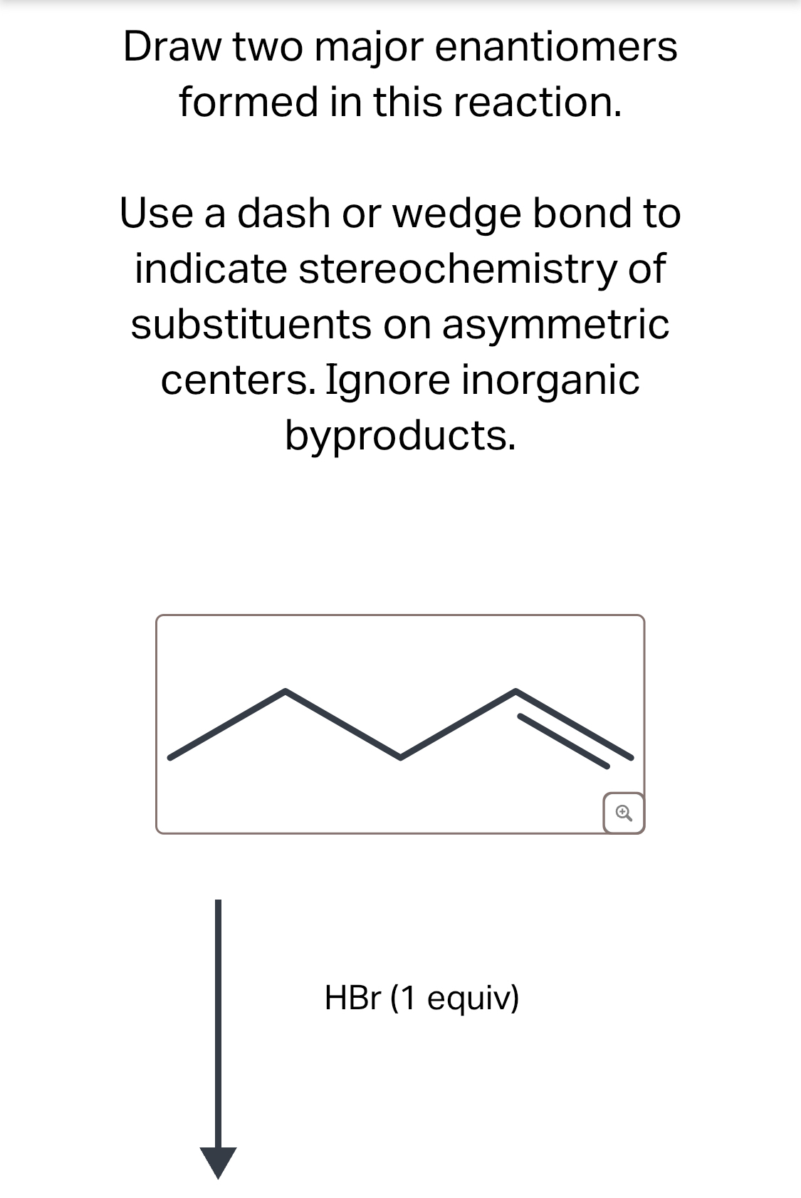 Solved Draw two major enantiomers formed in this | Chegg.com