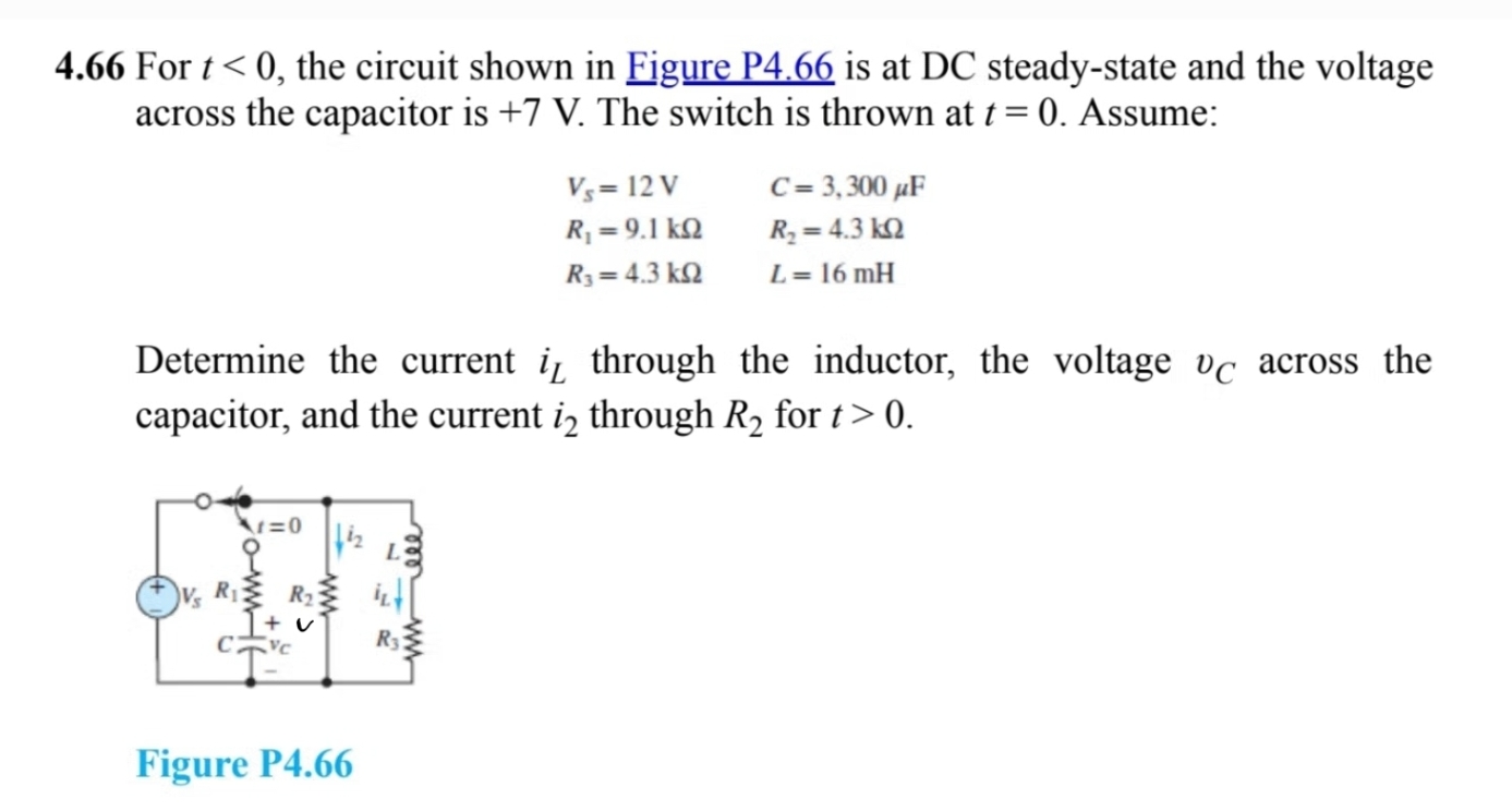 Solved 4.66 ﻿For t