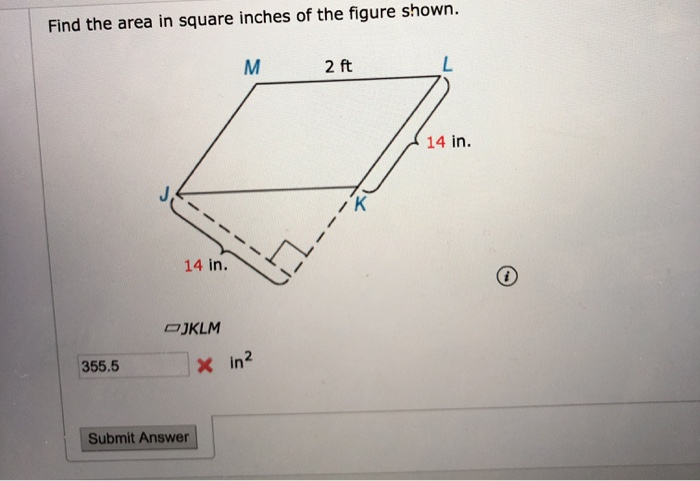 Solved Find The Area In Square Inches Of The Figure Shown 2 Chegg solved-find-the-area-in-square-inches-of-the-figure-shown-2-chegg