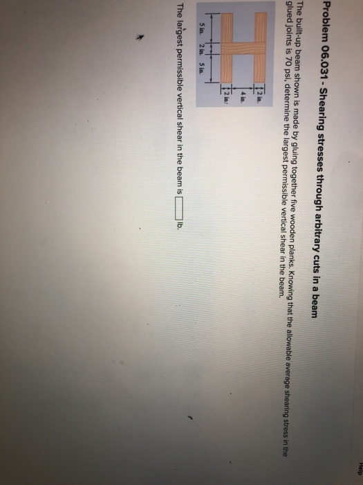 Solved Required information Problem 06.001 - Horizontal | Chegg.com
