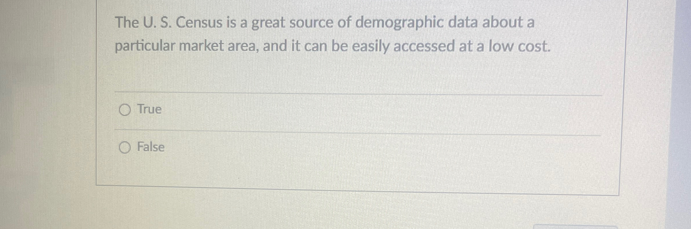 Solved The U.S. ﻿Census is a great source of demographic | Chegg.com
