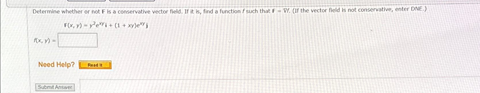 Solved Determine whether or not F ﻿is a conservative vector | Chegg.com