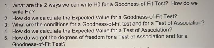 Solved 1. What are the 2 ways we can write HO for a | Chegg.com