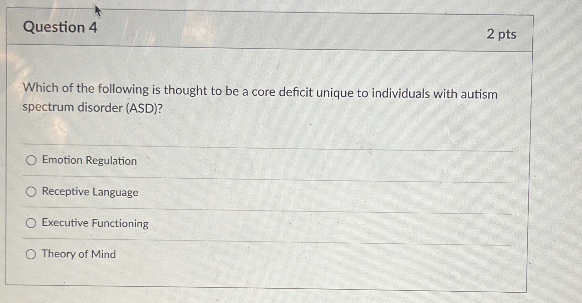 Solved Question 42 ﻿ptsWhich of the following is thought to | Chegg.com