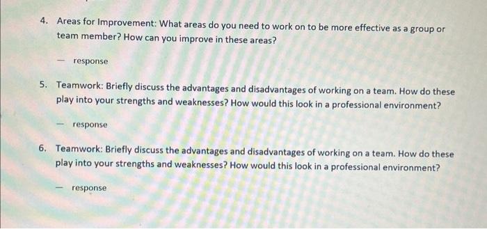 Solved INDIVIDUAL GROUP PROJECT REFLECTION QUESTIONS 1. How | Chegg.com