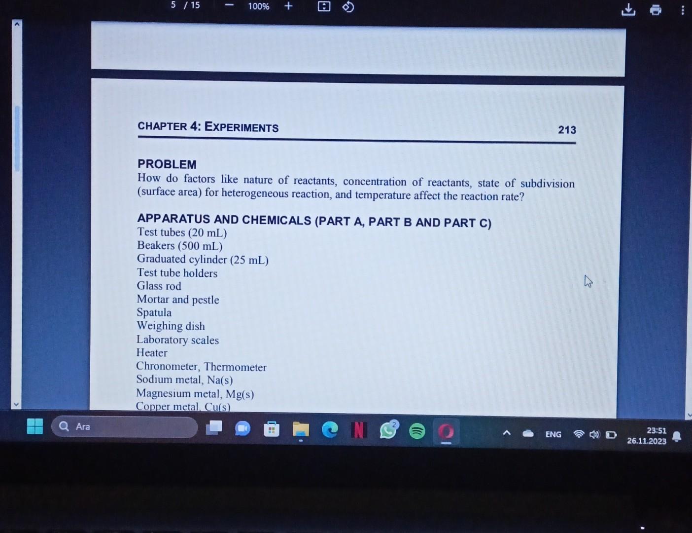 Solved PROBLEM How do factors like nature of reactants, | Chegg.com