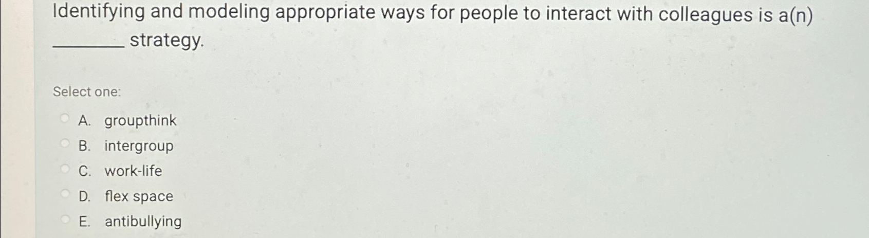 Solved Identifying and modeling appropriate ways for people | Chegg.com