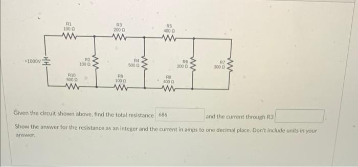 [solved] Given The Circuit Shown Above Find The Total Res