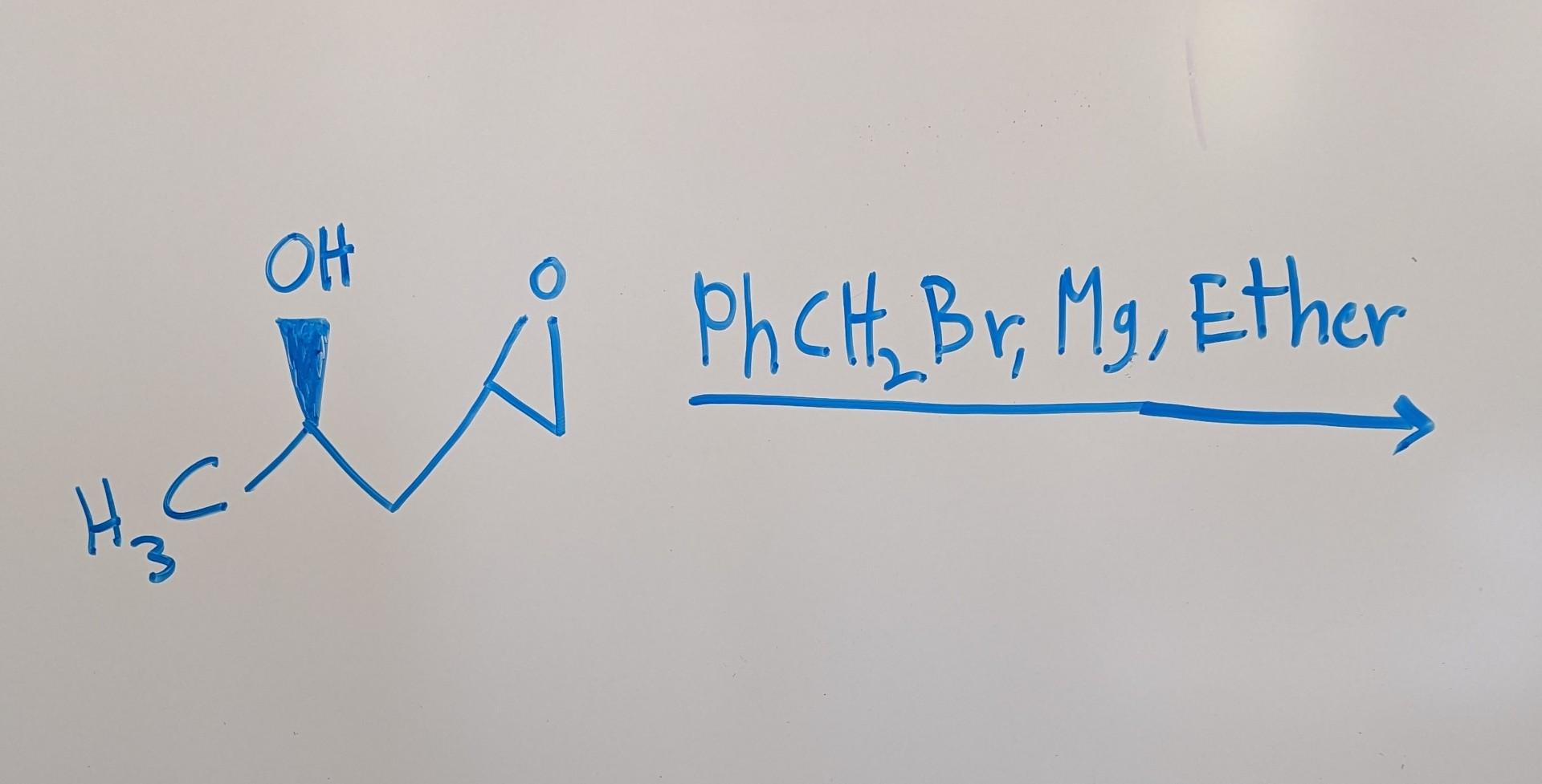 Solved PhCH 2Br,Mg, Ether | Chegg.com