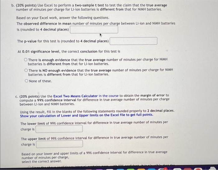 Solved Two-Sample t-Test and Confidence Interval The | Chegg.com