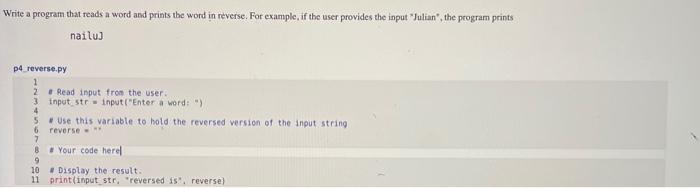 Solved Please answer the question in PHYTON: using phyton | Chegg.com Solved Please answer the question in PHYTON: using phyton | Chegg.com