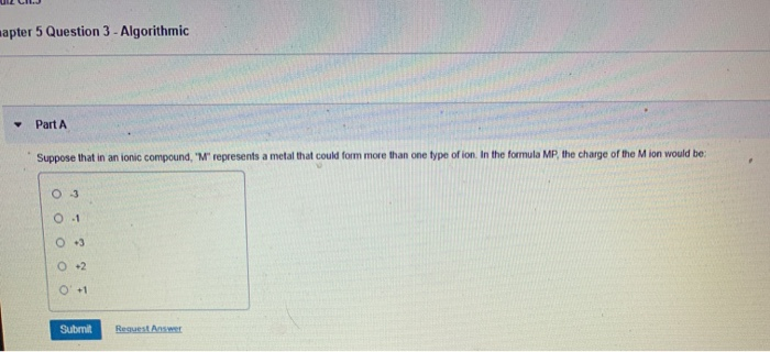 Solved apter 5 Question 3 - Algorithmic Part A Suppose that | Chegg.com