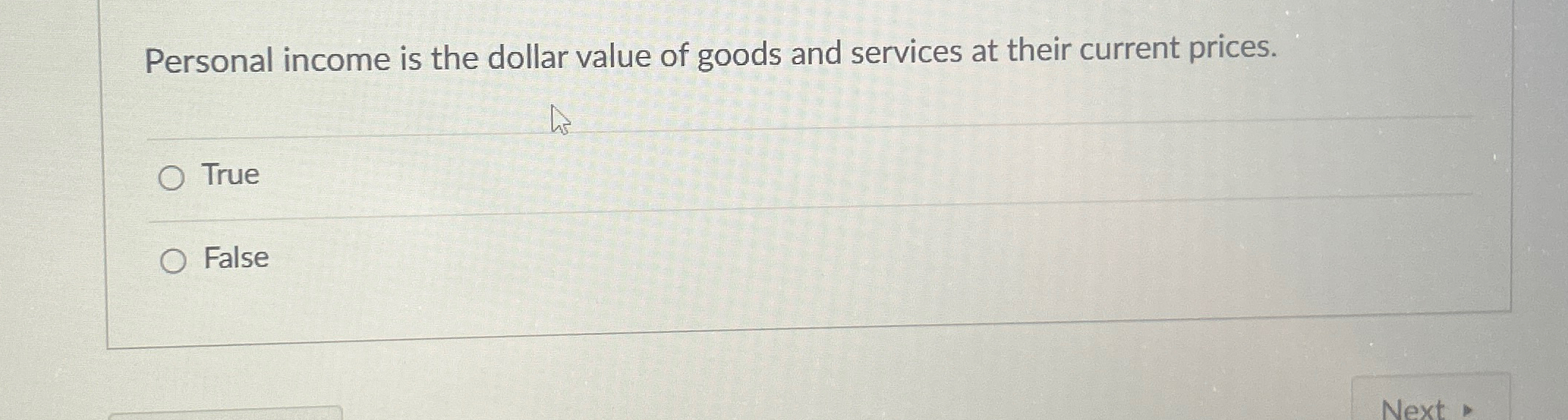 Solved Personal income is the dollar value of goods and | Chegg.com